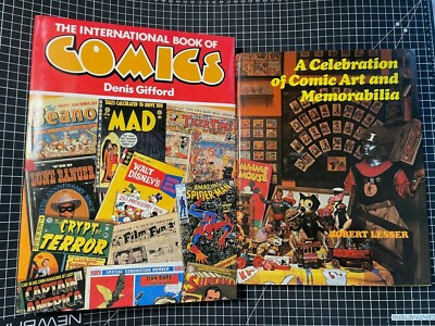 INTERNATIONAL BOOK OF COMICS, CELEBRATION OF COMIC ART HC'S W/DJ'S ...