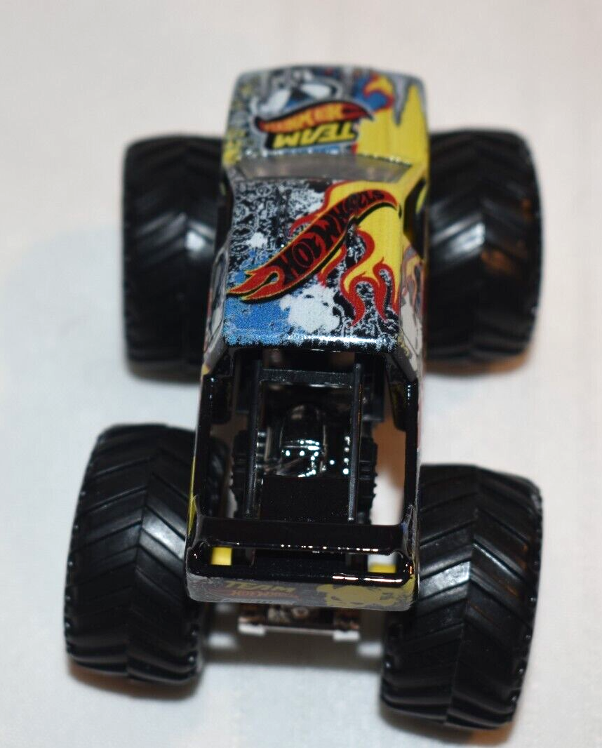 Hot Wheels Yellow Monster Jam Truck Made in Thailand | eBay
