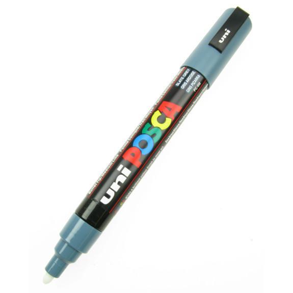 Uni POSCA Pc-5m Slate Grey Single Marker Pen Pk1 - 107490000 for sale ...