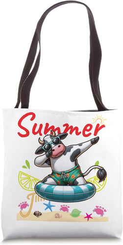 Dabbing Giraffe Swimming Float Summer Lover Beach Tote Bag | eBay