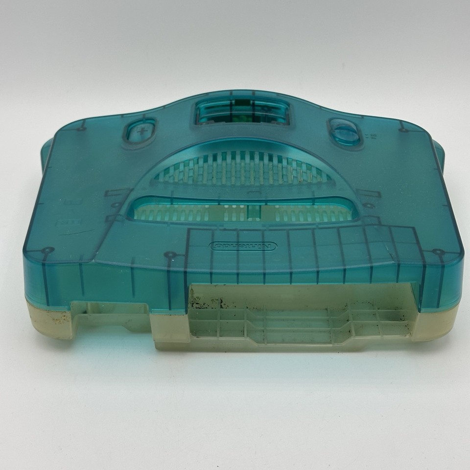 Lot Of 3 Nintendo 64 N64 Ice Blue Transparent Console Shell OEM ...