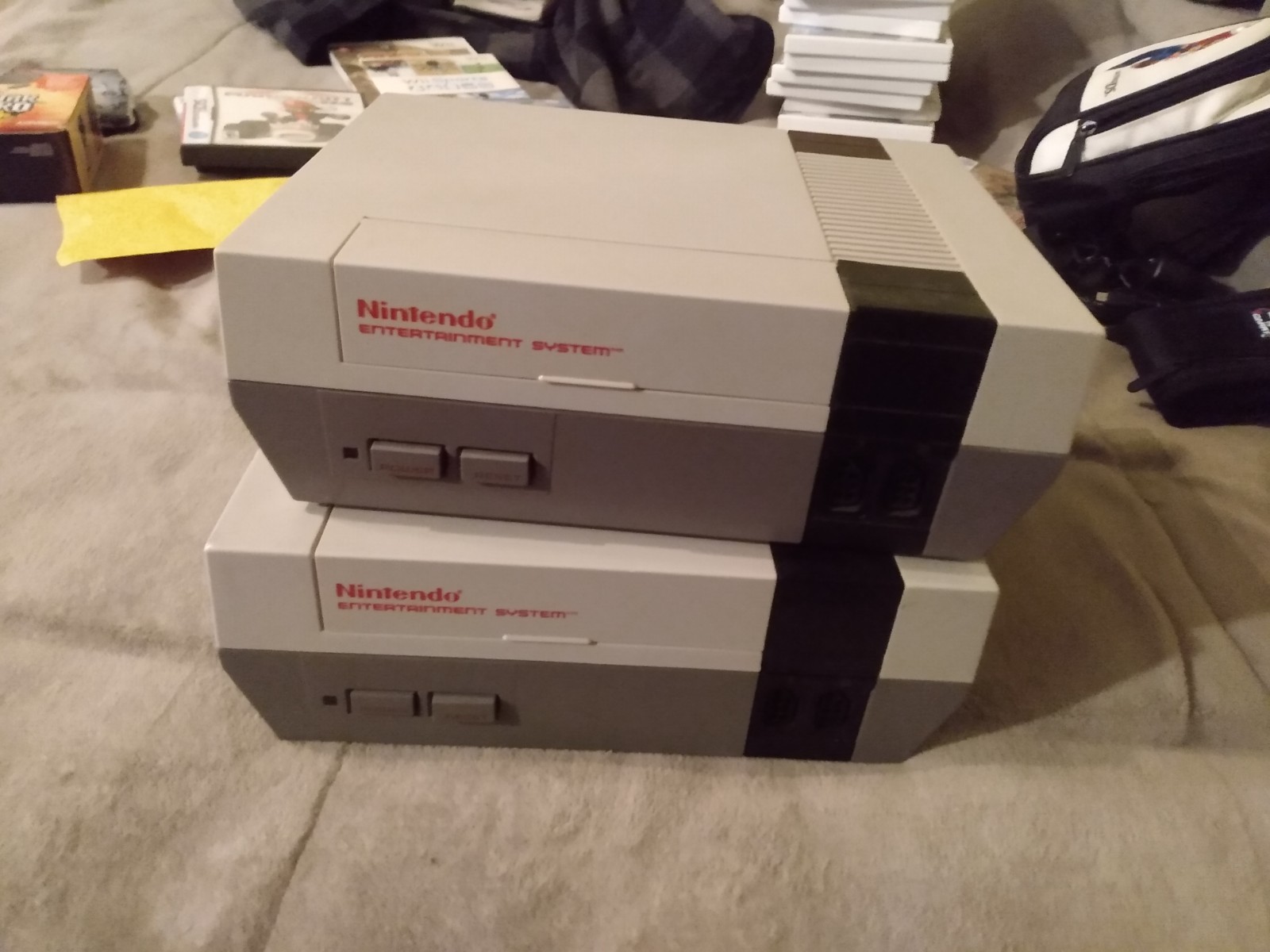 2 Nintendo Entertainment Systems (+ 4 Controllers) * FOR PARTS * NOT ...