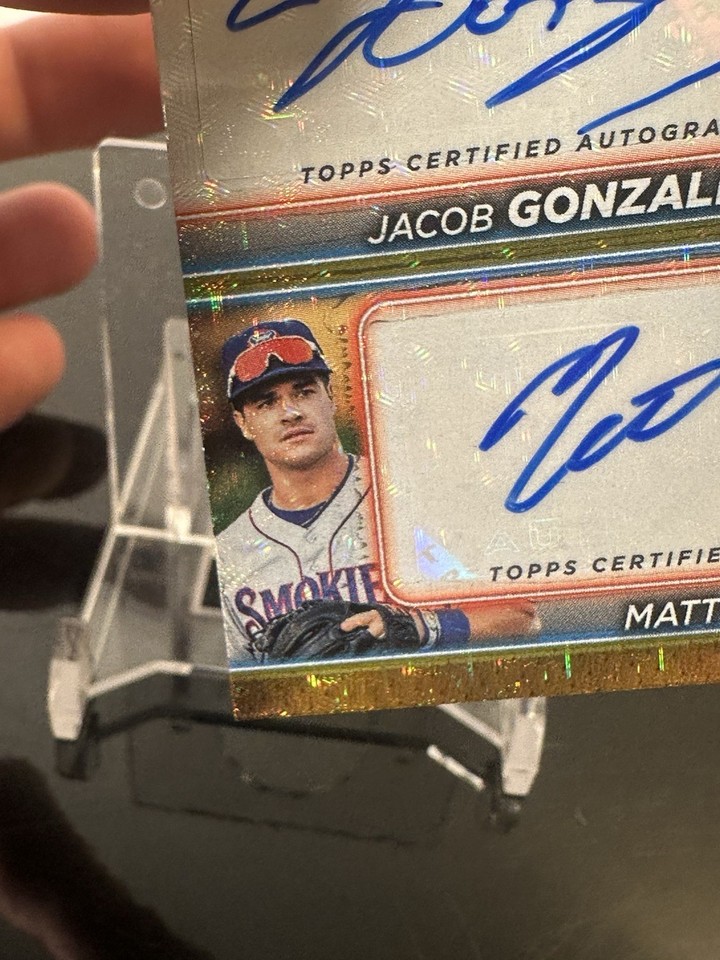 2024 Topps Pro Debut Triple Auto 1/1 Foilfractor JACOB WILSON M SHAW J ...