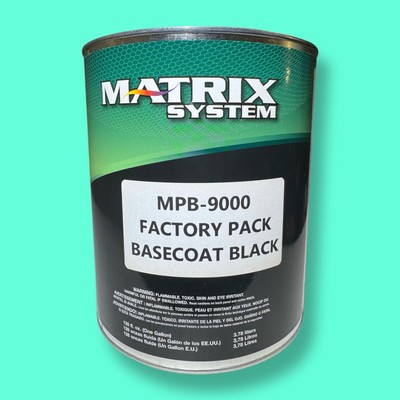 MATRIX SYSTEM MPB 9000 BASECOAT BLACK FACTORY PACK - 1 GAL♦️FREE ...