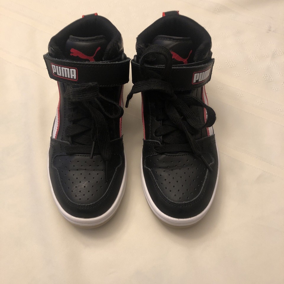 Puma 386326-01 Rebound Mid Strap Alumni Kids Boys Sneakers Shoes Youth ...