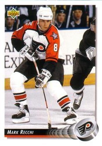 #327 Mark Recchi - Philadelphia Flyers - 1992-93 Upper Deck Hockey | eBay
