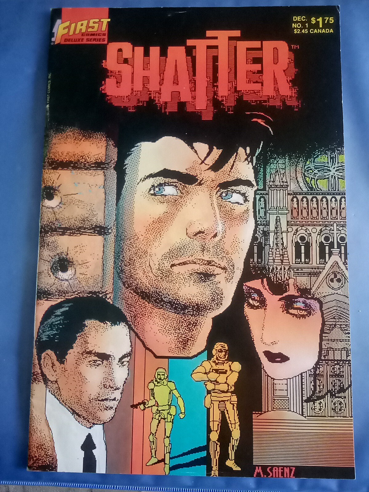 SHATTER #1 (First Comics 1985) FIRST USE OF DIGITAL ART IN COMICS | eBay