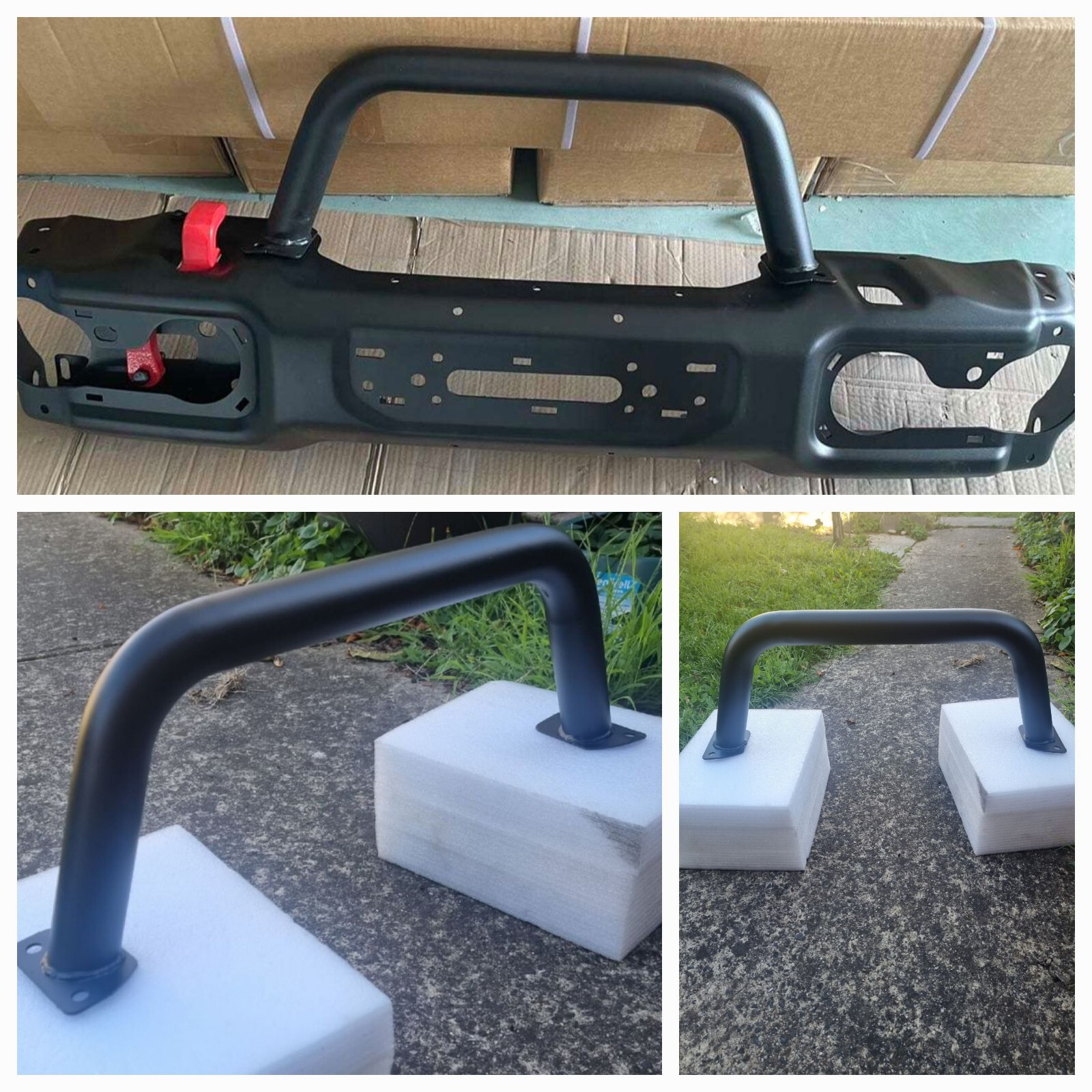 Front Brush Guard Large Hoop Fits JEEP GLADIATOR JT & WRANGLER JL ...