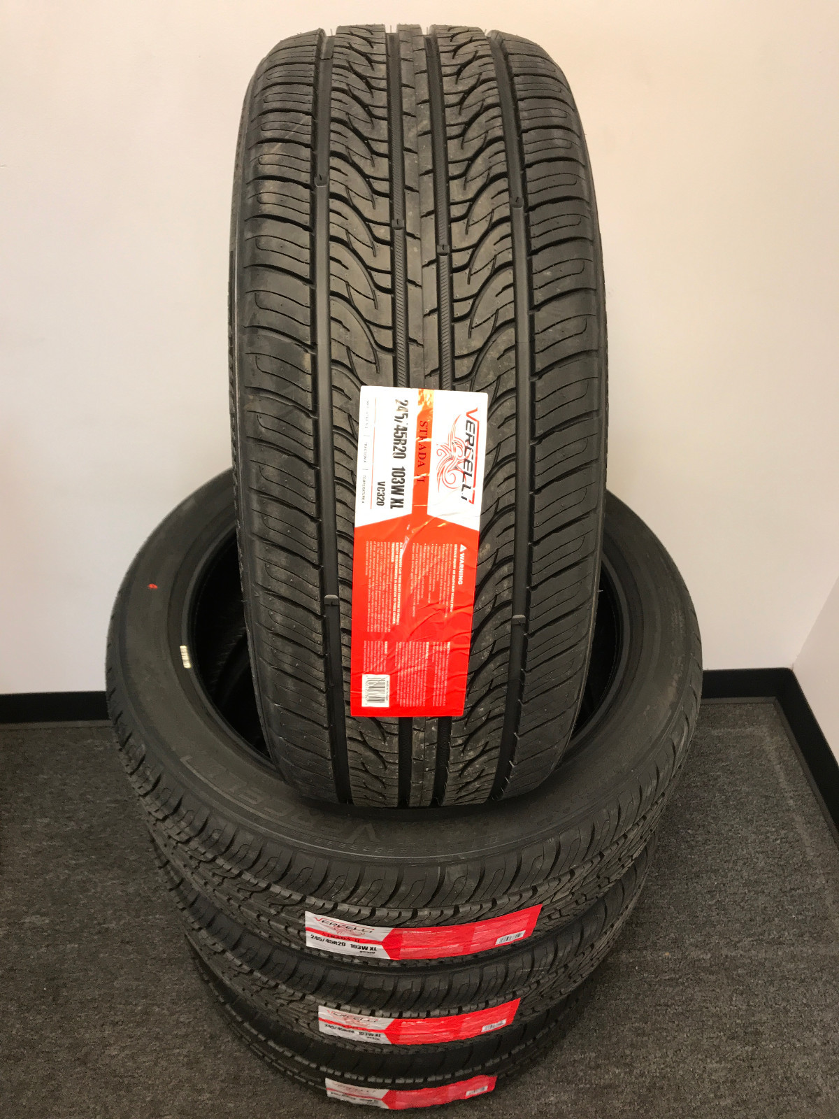 ** DODGE CHARGER 245 45 20 2454520 P245/45R20 VERCELLI STRADA SET OF 4 ...