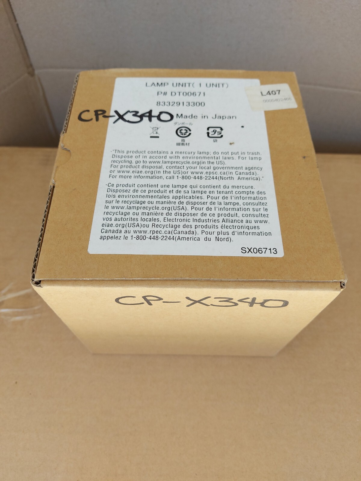 HITACHI CP-X340 Projector Lamp DT00671 | eBay Australia