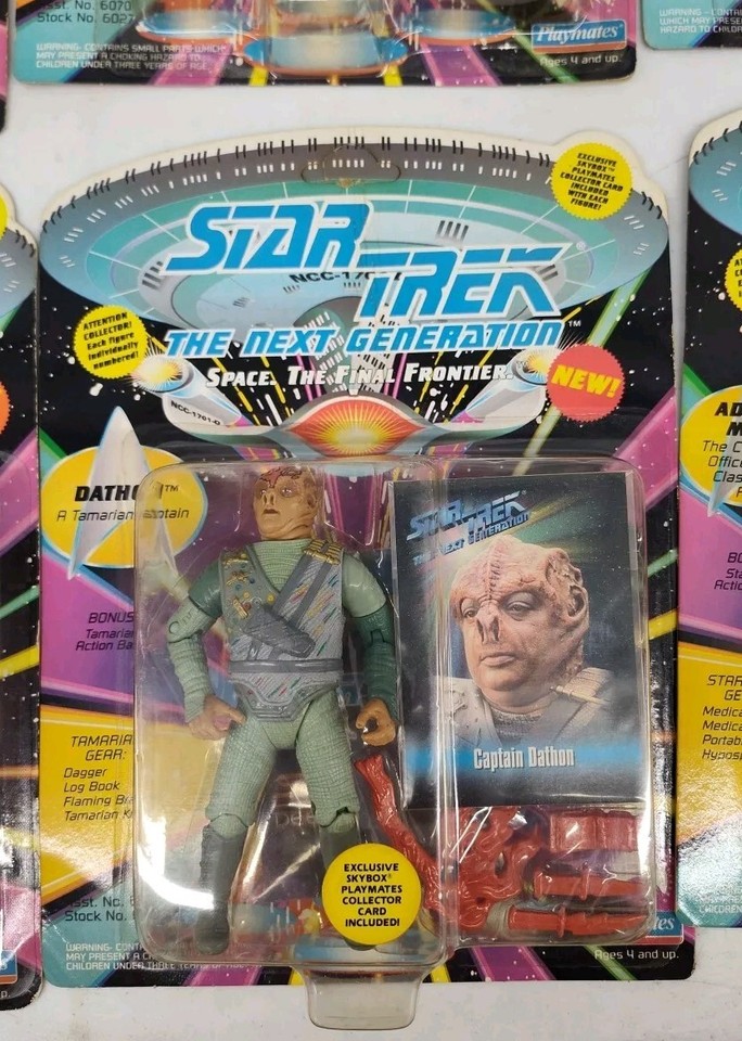 Lot 7 Star Trek Next Generation Final Frontier Spock Vorgon Benzite ...