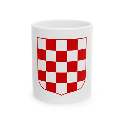 Coat of arms of Croatia (white chequy) - White Coffee Mug | eBay