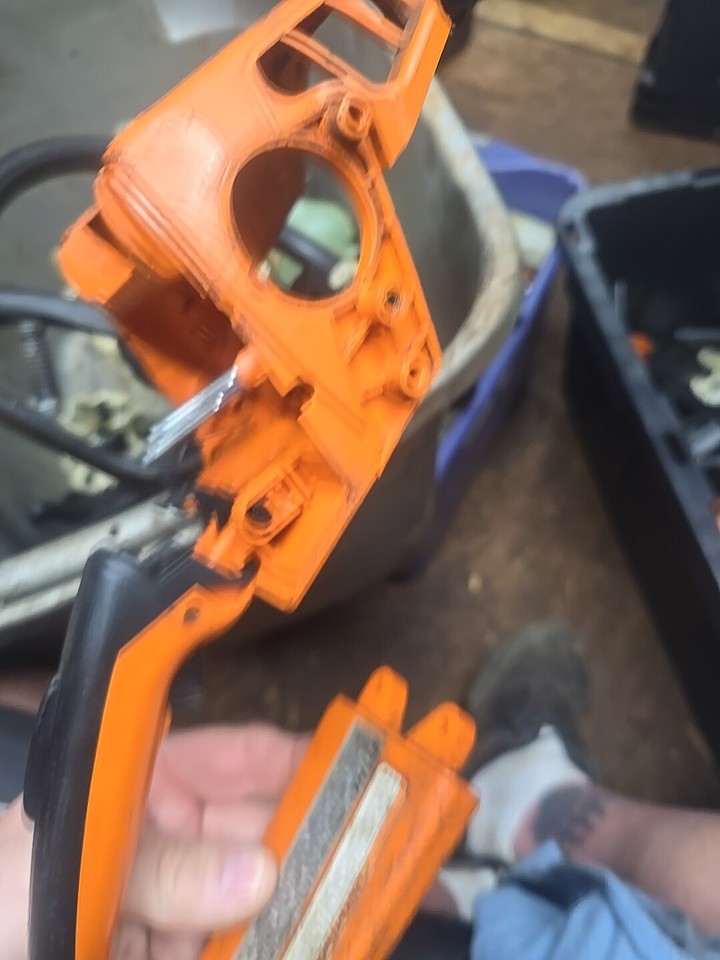 OEM Stihl 025 021 023 Top Cover Rear Handle Throttle Control 1123 791 ...