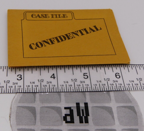 1972 Clue Board Game Case File Card Envelope Replacement Parts Only | eBay