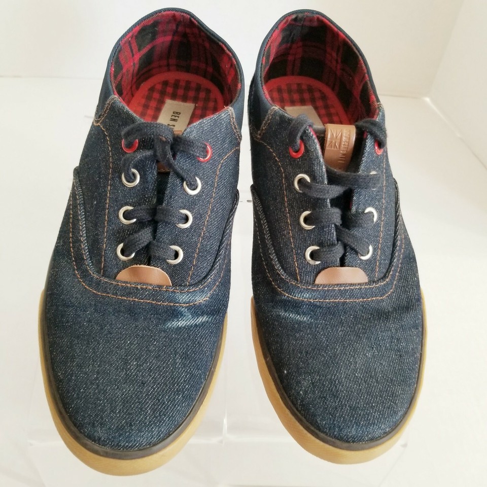 Ben Sherman Men's Size 7 Blue Sneakers Casual Low Top Shoes Comfort ...