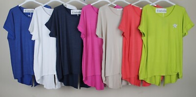 NEW LADIES ITALIAN SUMMER FINE KNIT FRONT & COTTON BACK SPARKLY SILVER ...