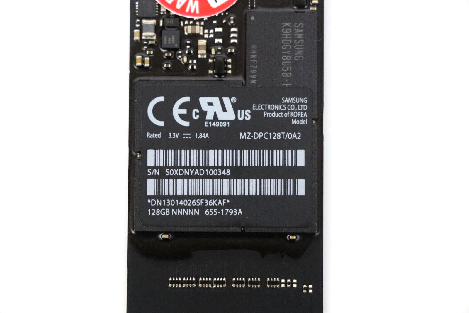 Samsung 128GB Blade SSD for MacBook Pro A1425, A1398, iMac A1418, A1419 ...