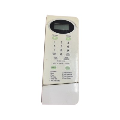 Microwave Sharp Model R-306LW Keypad Panel SHAFPNLCB897WRKZ ...