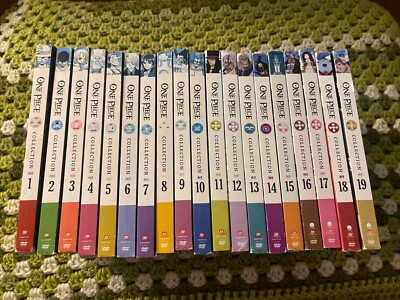 One Piece: Collection 1-19 Lot Dvds Huge Anime Bundle 704400094699 | eBay