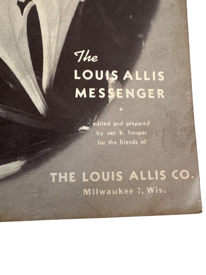 Vintage 1948 Louis Allis Messenger March-April Magazine With Religious ...