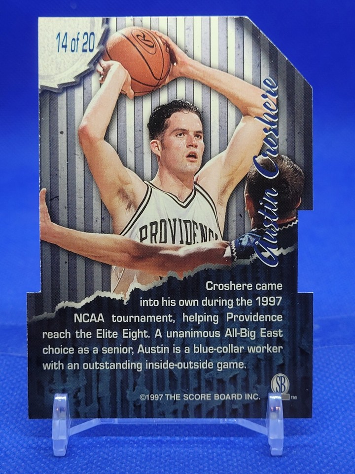1997 Score Board Rookies Draft Pick Die-Cut Austin Croshere #14 Rookie ...