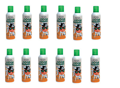 12 cans Odor Assassin Odor Control Spray Fresh Orange 6 Oz | eBay