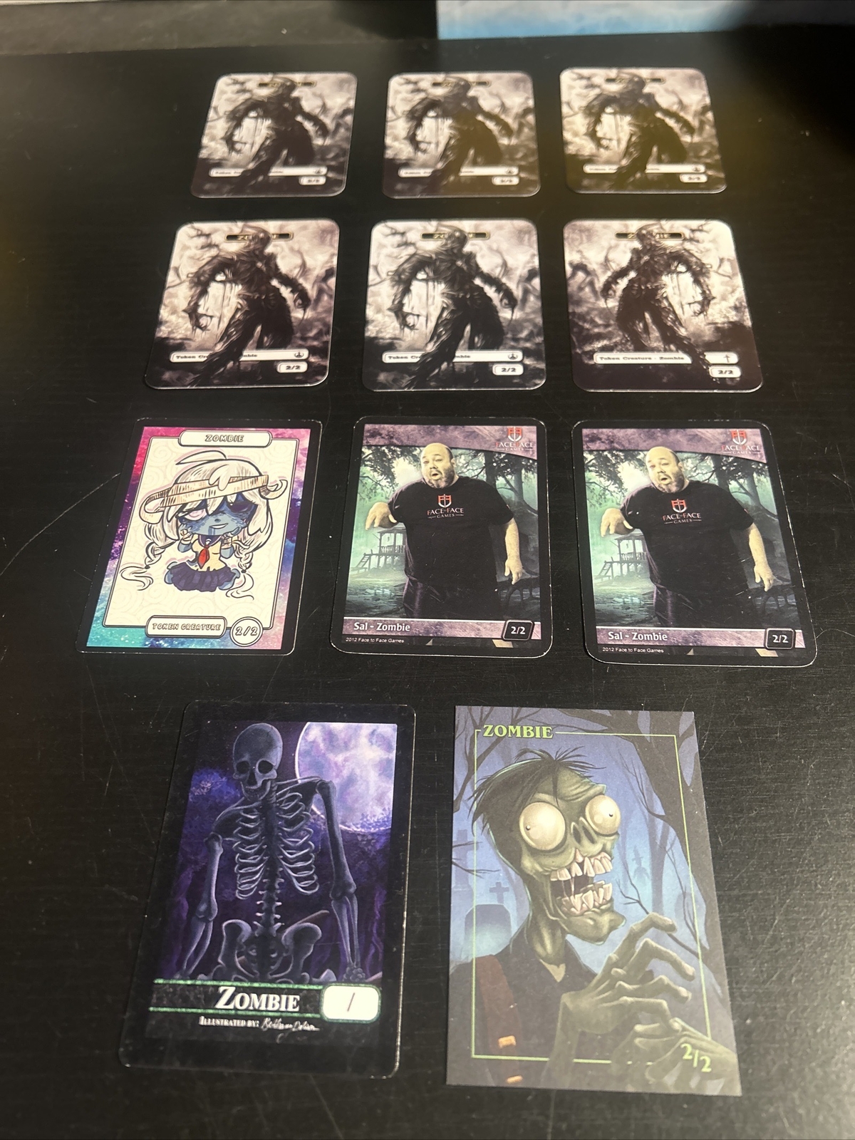 Magic MTG Zombie Token Lot of 11 Custom Art | eBay