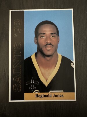 1992 REGINALD JONES New Orleans Saints McDag Team Issue Behavioral ...