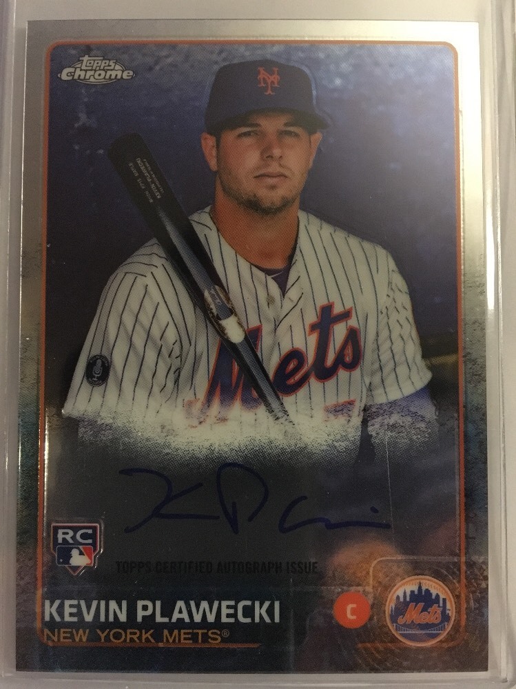 2015 Topps Chrome KEVIN PLAWECKI Mets AUTO Autograph RC | eBay