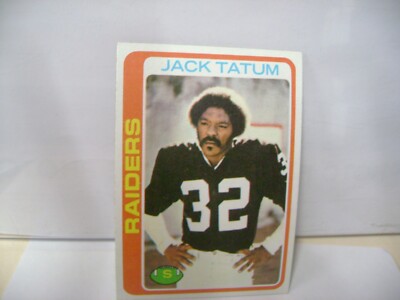 JACK TATUM 1978 TOPPS FOOTBALL #28 EX MT | eBay