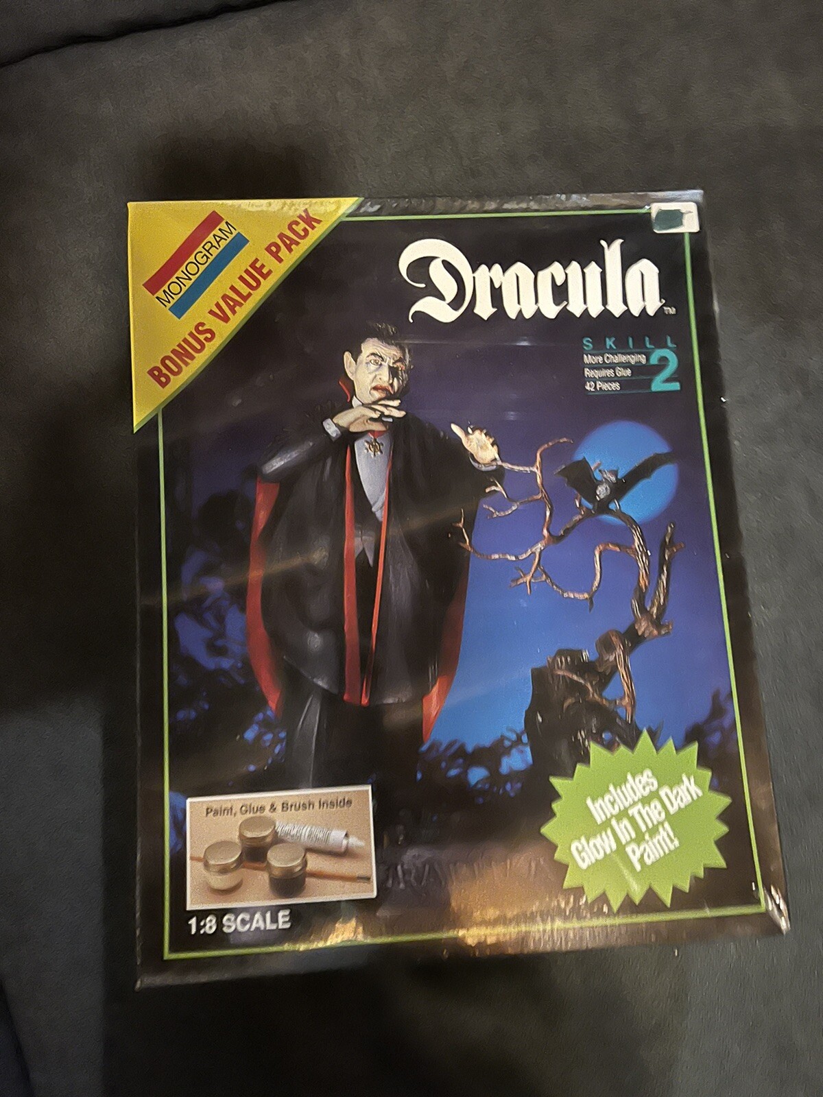 Vintage Monogram DRACULA Monster Model Kit #6008 1:8 Scale | eBay