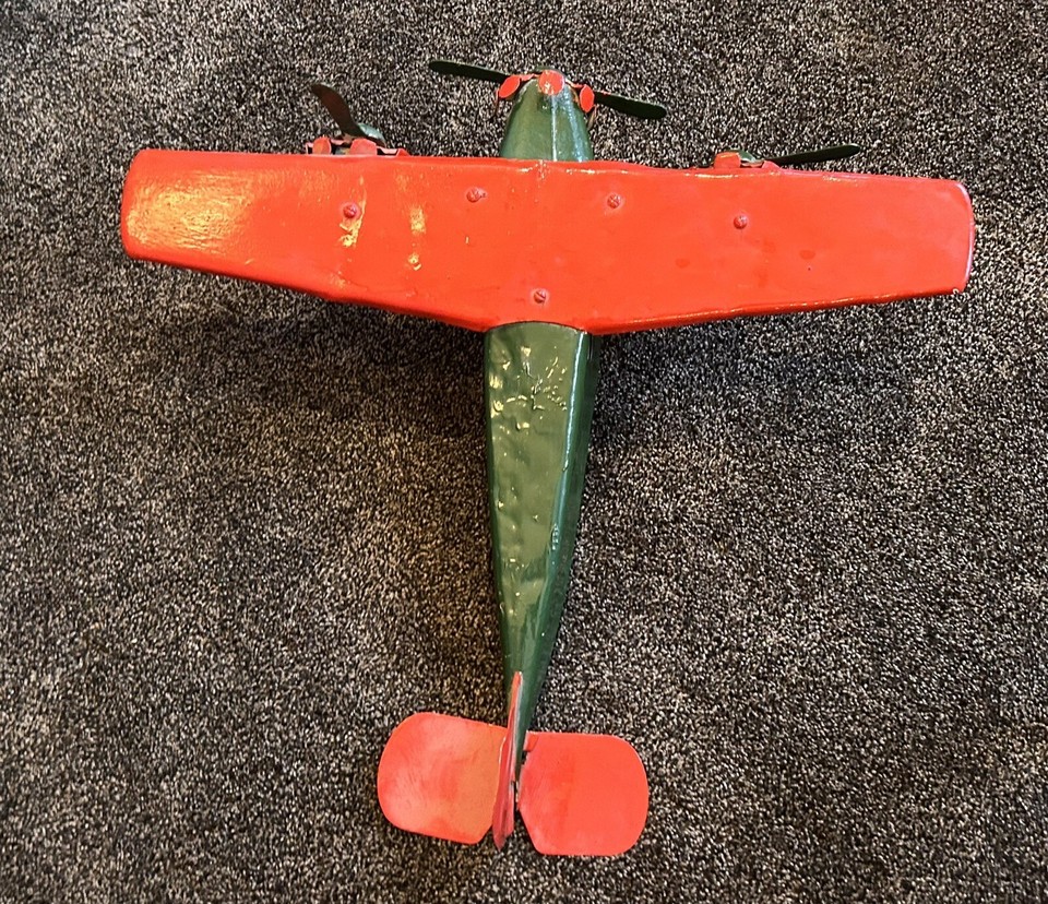 Rare Antique Steelcraft Pressed Steel Army Scout Plane Airplane ...