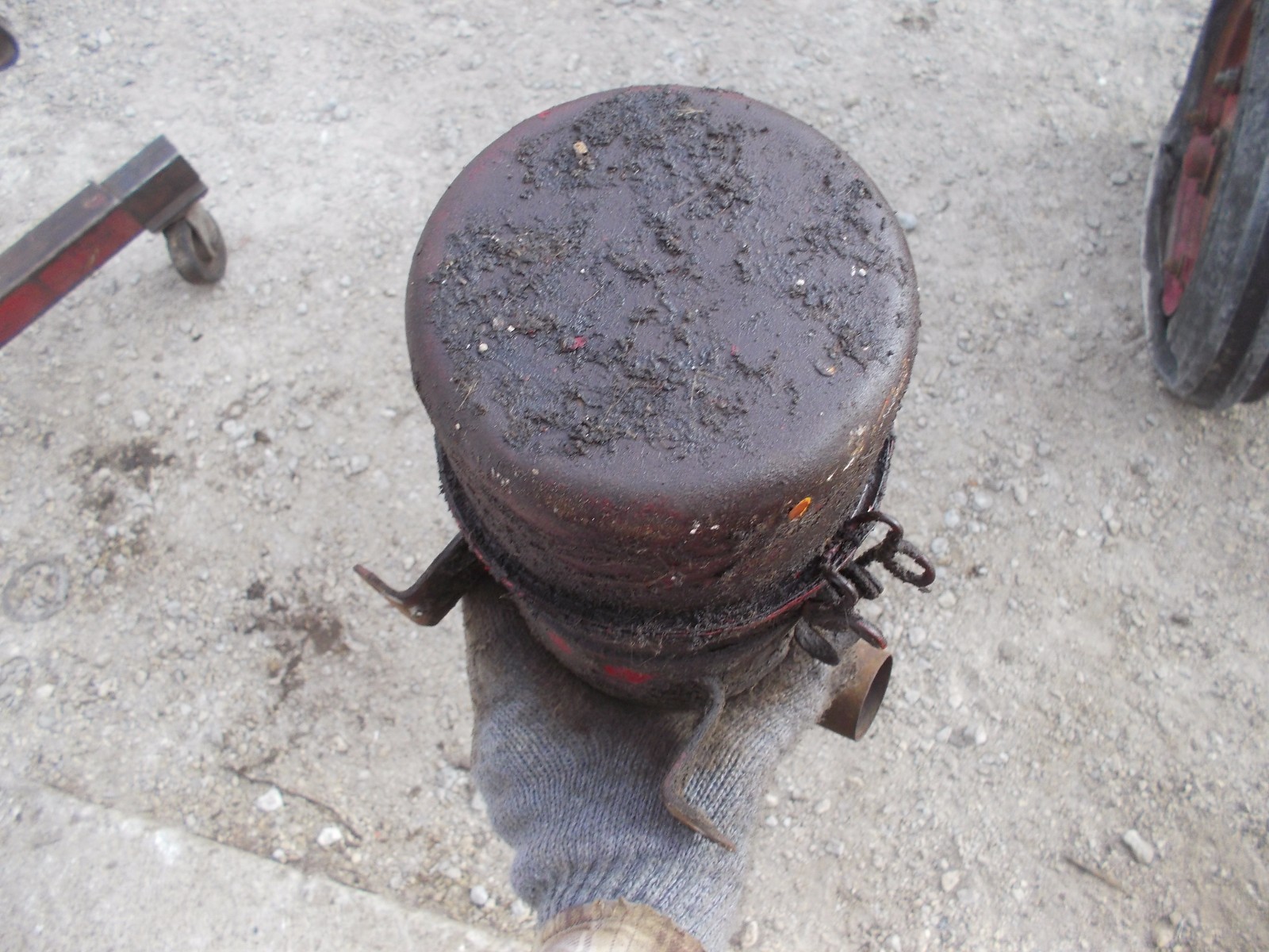 Ford 8N Tractor original engine oil bath precleaner assembly | eBay