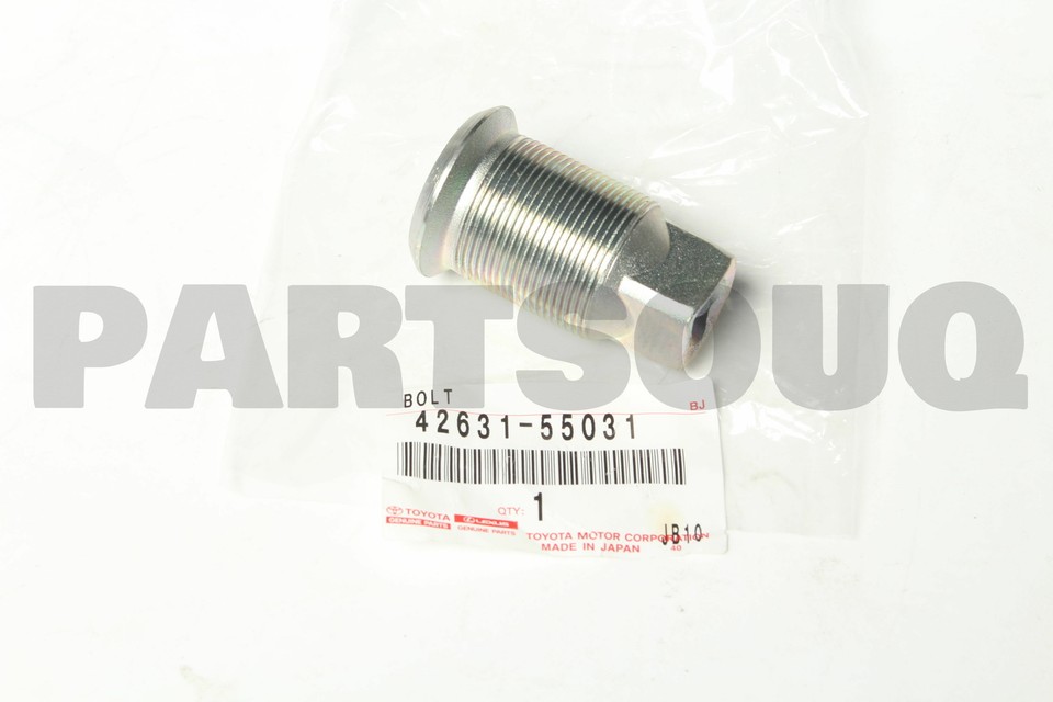 4263155031 Genuine Toyota BOLT, DOUBLE WHEEL STOP, RH 42631-55031 | eBay
