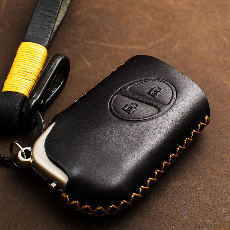 For Lexus RX350 ES350 IS250 GX460 LX570 Real Leather Car Key Fob Case ...