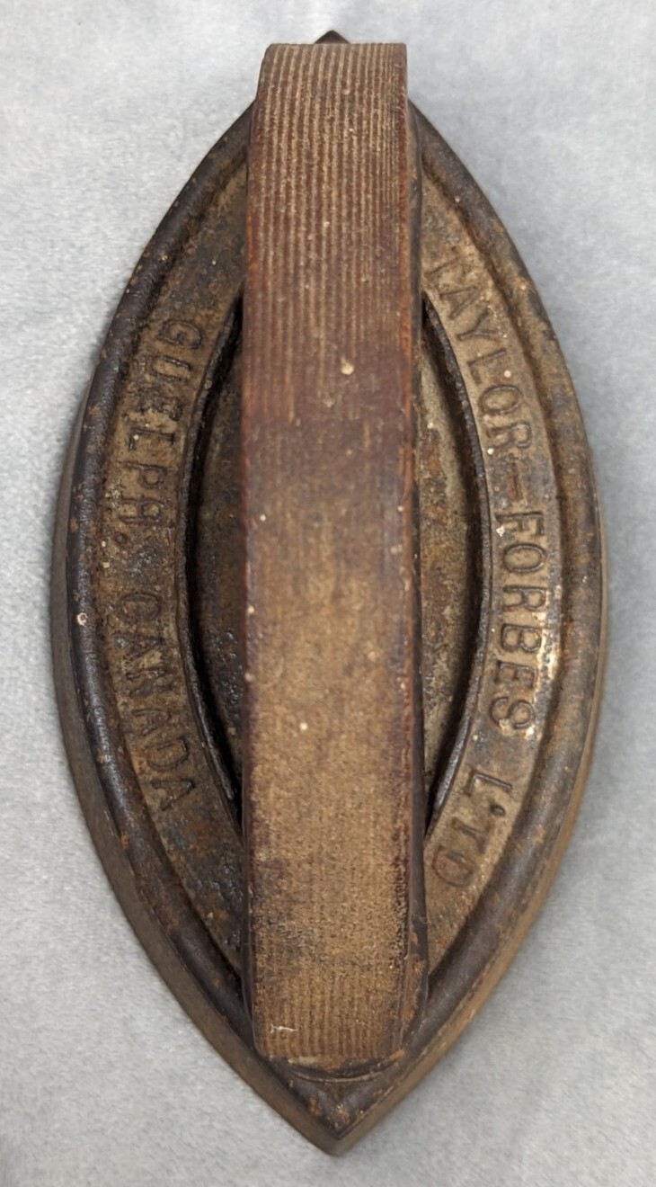 Antique Taylor Forbes Sad Iron Detachable Handle Made in Guelph Ontario ...