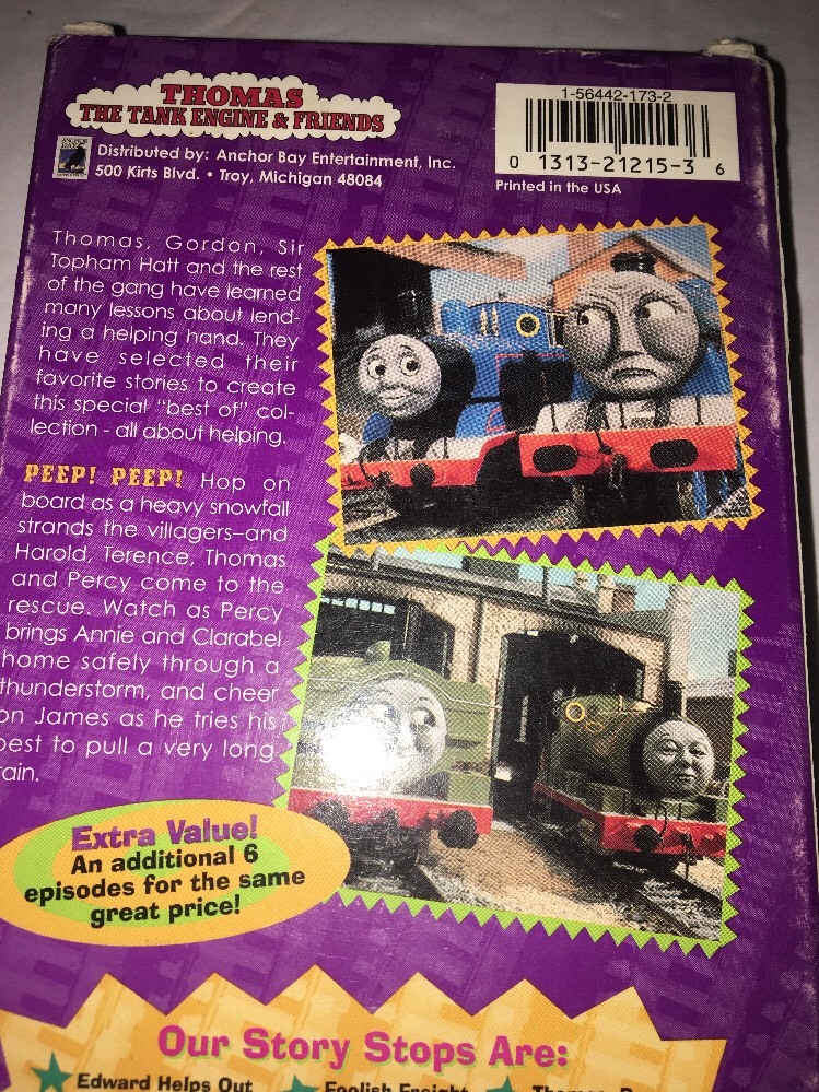 Thomas And His Friends Help Out Vhs Ebay