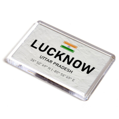 FRIDGE MAGNET - Lucknow - Uttar Pradesh - India - Lat/Long | eBay UK