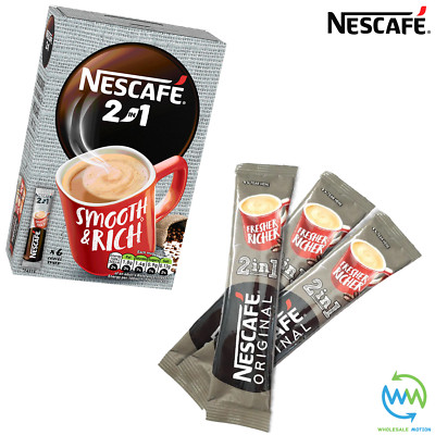 NESCAFE 2 In 1 ORIGINAL Individual COFFEE Sachets CUP Instant Sticks ...