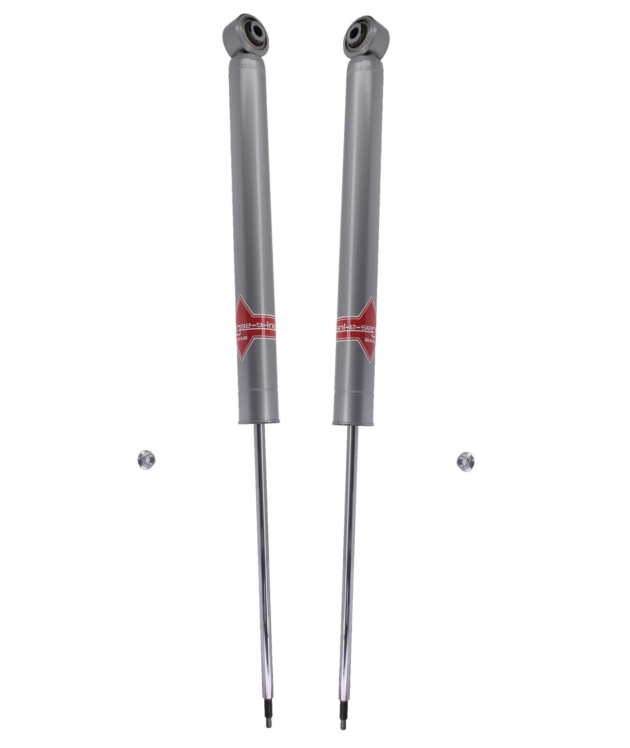 Pair Set of 2 Rear Gas-a-just KYB Suspen Shock Absorbers for Mazda 2 ...