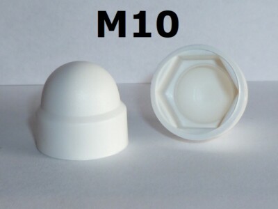 M10 BLANC bouchon vis cache écrou capuchon vis cache vis cache boulon ...