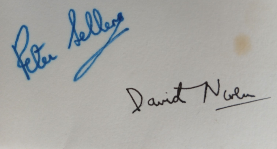 Peter Sellers & David Niven Signed 1974 Great Britons FDC- Original ...