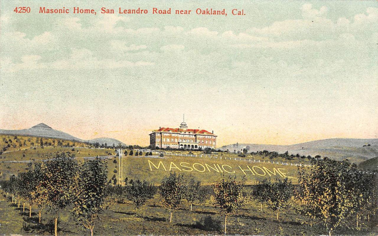 Masonic Home, San Leandro Road near Oakland, California c1910s Vintage ...