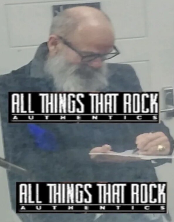 REM Autographed Guitar Michael Stipe Signed Guitar Mike Mills Peter ...