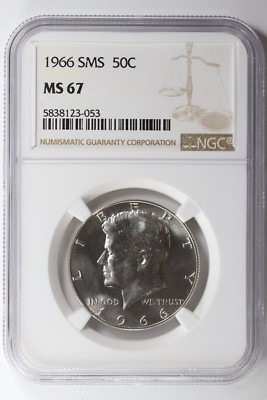 1966 Kennedy Silver Half Dollar NGC MS67 SMS Special Mint Set 50c | eBay