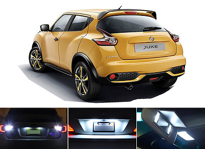 White LED Package - License Plate + Reverse for Nissan Juke (4 Pcs) | eBay