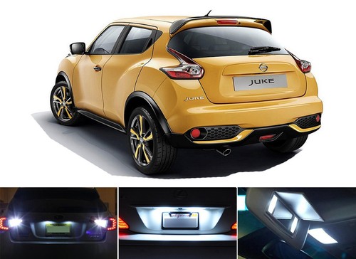 White LED Package - License Plate + Reverse for Nissan Juke (4 Pcs) | eBay