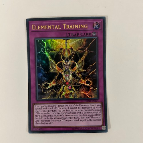 Carte Yu-Gi-Oh! - Ultra Rare - Elemental Training FLOD-EN074 | eBay