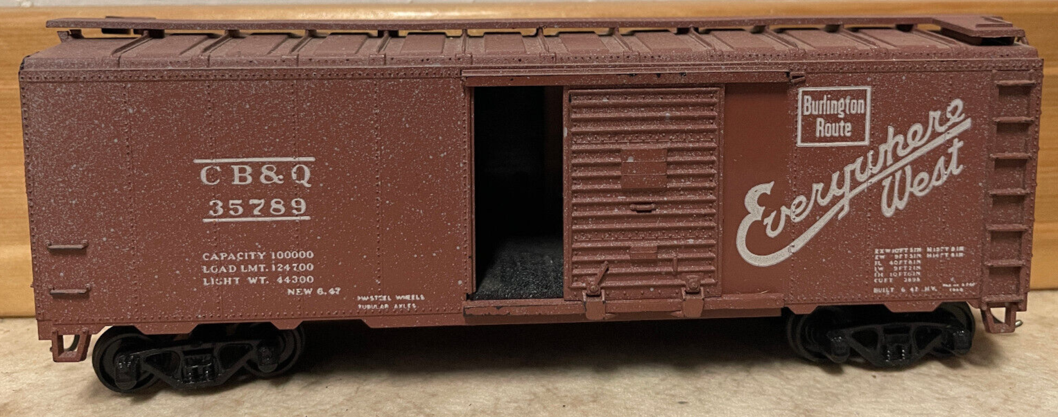 HO Scale 3 Brown Box Car Lot 2 Sante Fe all the way El Captain 1 ...