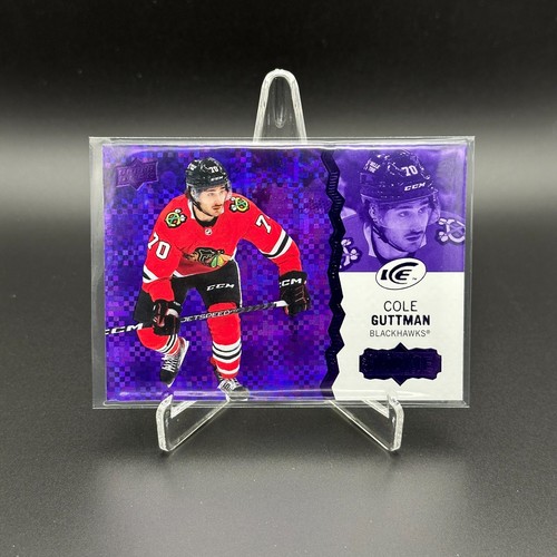 2023-24 UD Ice COLE GUTTMAN #123 Purple Rookie RC - Chicago Blackhawks ...